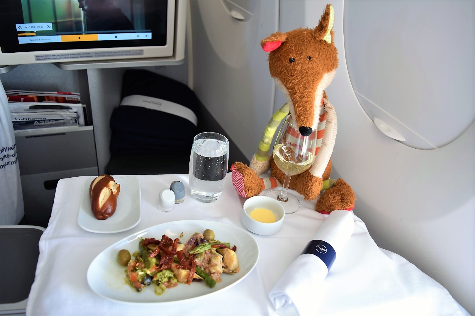 Baby Test: Lufthansa Business Class im Airbus A350 von Kapstadt nach ...